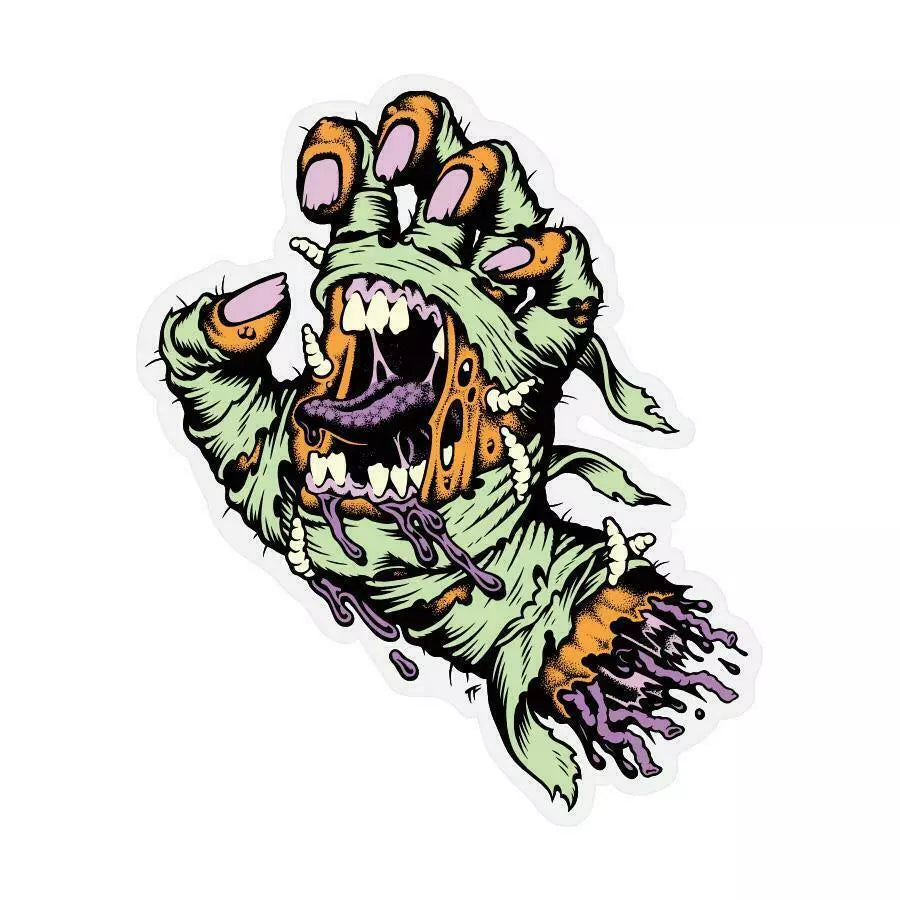 Mummy Screaming Hand Sticker – West-Site Boardshop Gent